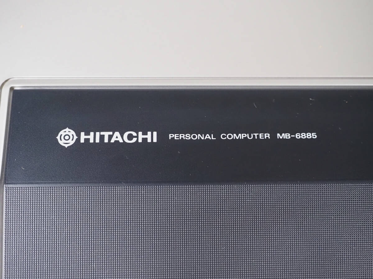 【傷や汚れあり】[aa261]希少 HITACHI PERSONAL COMPUTER MB-6885 BASIC MASTER Jr. 日立 ...