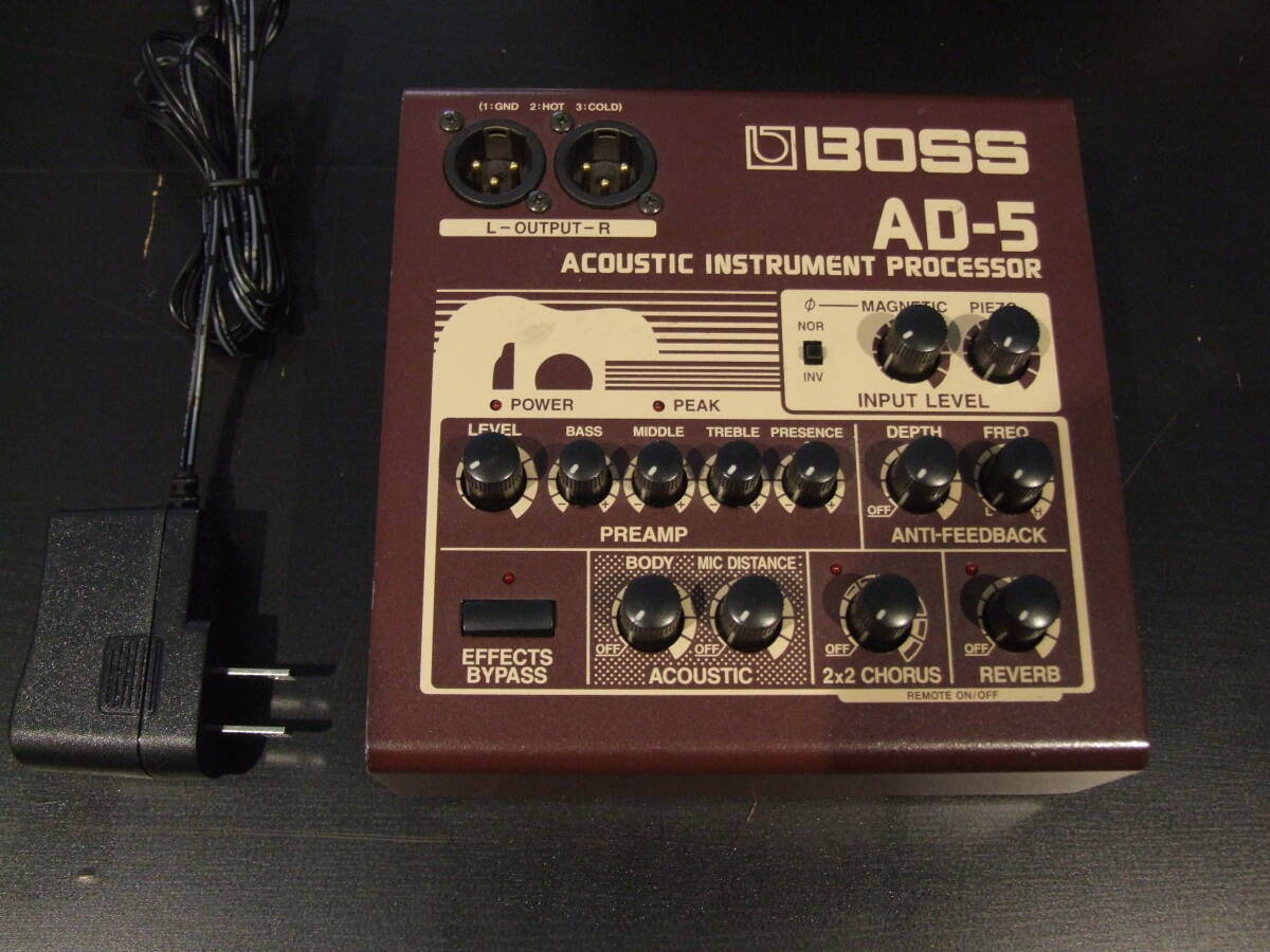【やや傷や汚れあり】BOSS AD-5 Acoustic Instrument Processorの落札情報詳細 - ヤフオク落札価格検索 ...