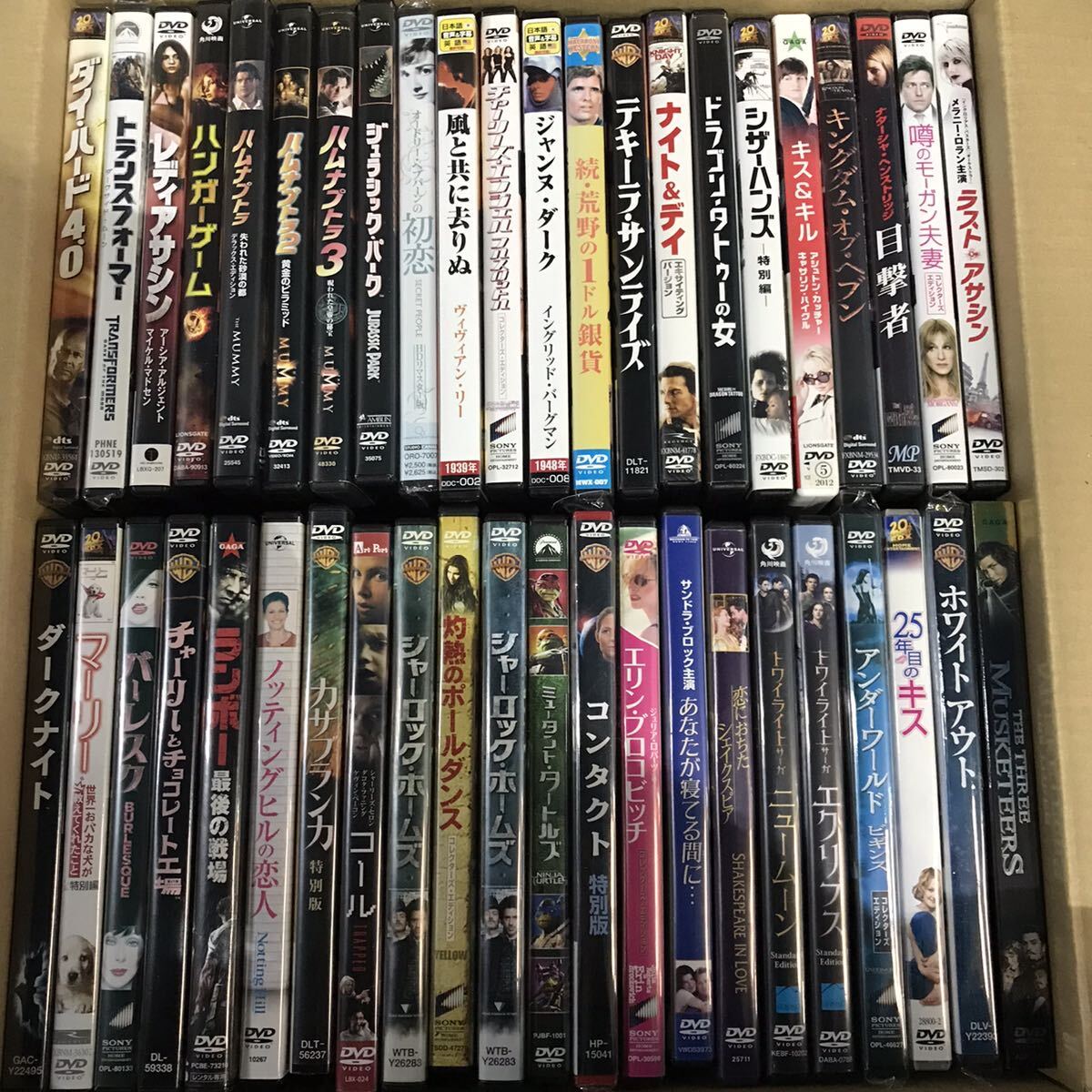【やや傷や汚れあり】0307A6 まとめ★洋画 DVD DVD-BOX 88本以上 アクション SF ホラー / ダイ・ハード トランスフォーマー ハムナプトラ ジュラシックパーク 他の落札 ...