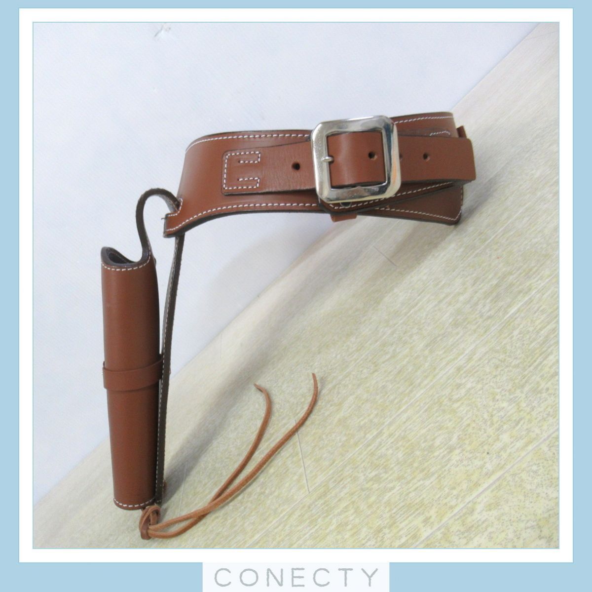 【傷や汚れあり】ウエスタンガンベルト 革製 レザー 約95cm リボルバー 茶革 ブラウン ホルスター メーカー不明【S3【S2の落札情報詳細 - Yahoo!オークション落札価格検索 オークフリー