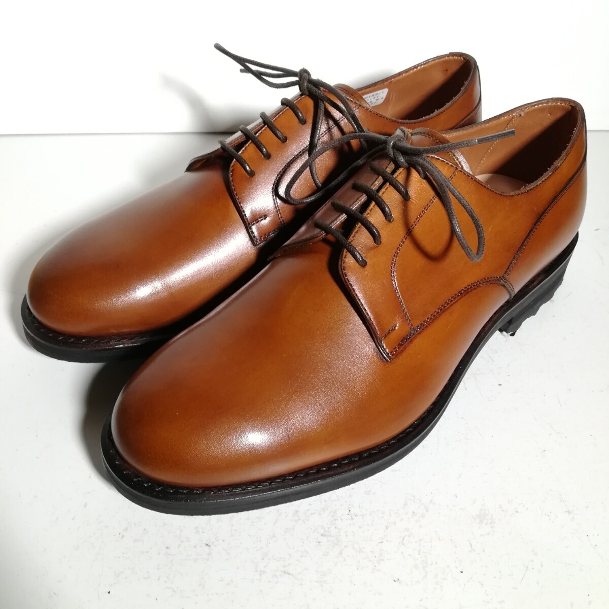 【未使用に近い】【新品同様・試着程度】 ★トレーディングポスト Trading Post★ T1802 プレーントゥ 7 1/2 25.5~26.0cm程度 茶 ドレス 革靴 紳士靴の落札情報 ...