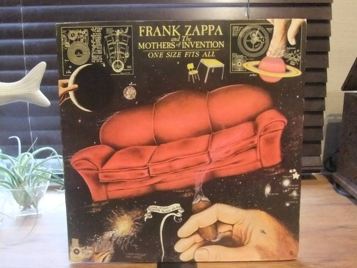 【目立った傷や汚れなし】ザッパ[Frank Zappa And The Mothers Of Invention/One Size Fits All 万物同サイズの法則]米オリジナル盤 マト ...