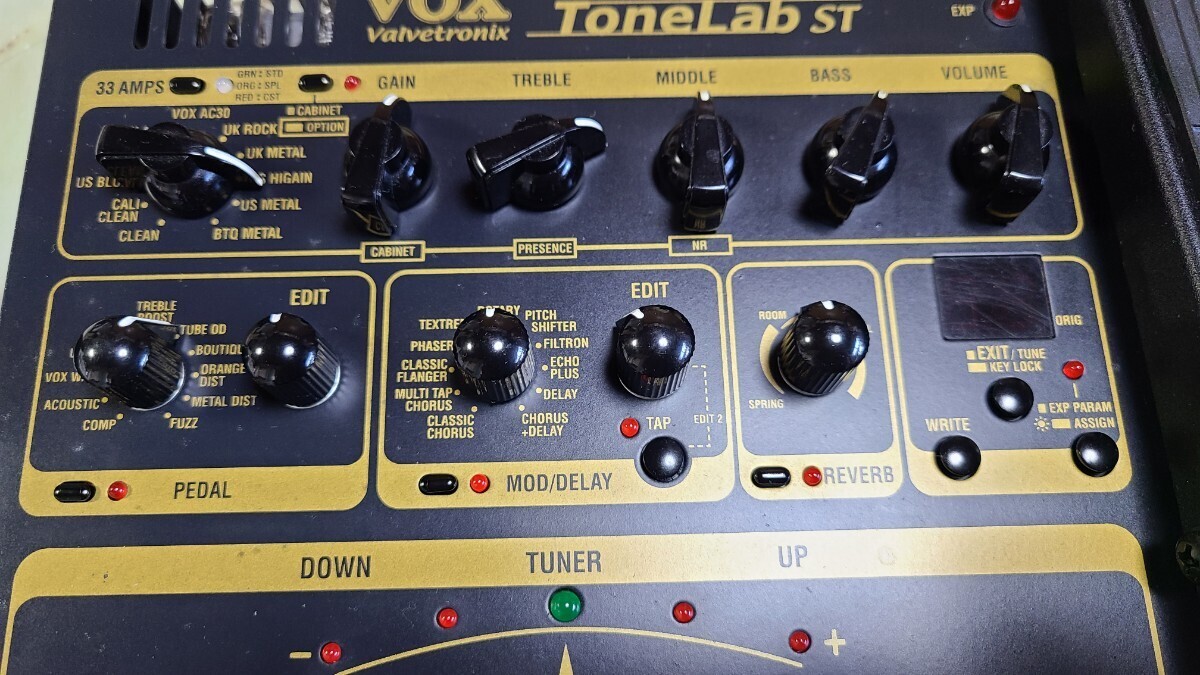 【やや傷や汚れあり】【中古】VOX TONELAB ST モデリング マルチエフェクター エフェクターの落札情報詳細 - ヤフオク落札価格検索 オークフリー