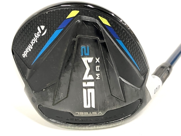【やや傷や汚れあり】Taylor Made SIM2 MAX FW 5番 シム2 マックス レスキュー テーラーメイド フレックスSR 18° 左打ち レフティ ゴルフクラブ 中古 ...