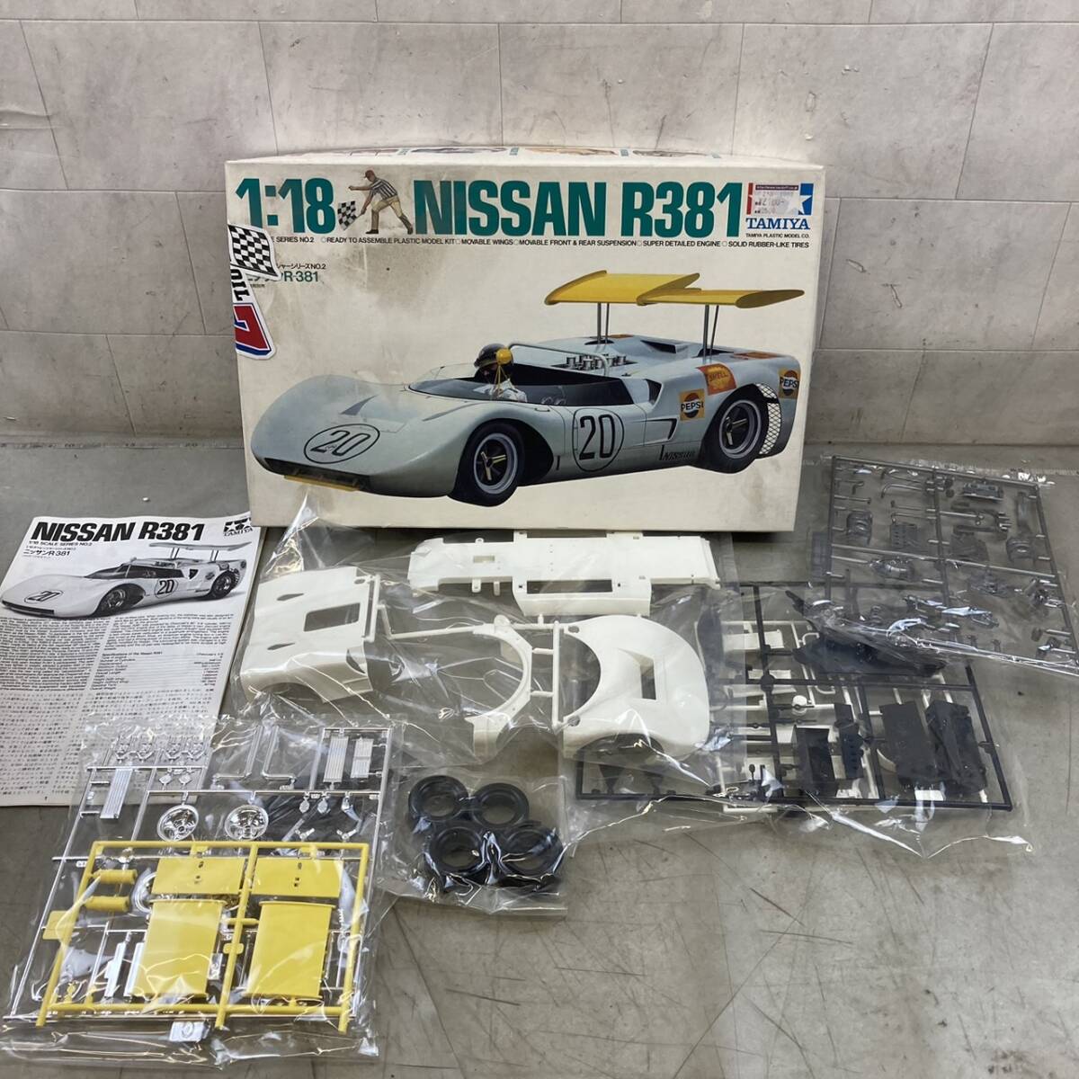 【未使用に近い】[4-33] NISSAN 日産 R381 1/18スケール チャレンジャーシリーズNo2 プラモデルの落札情報詳細 ...