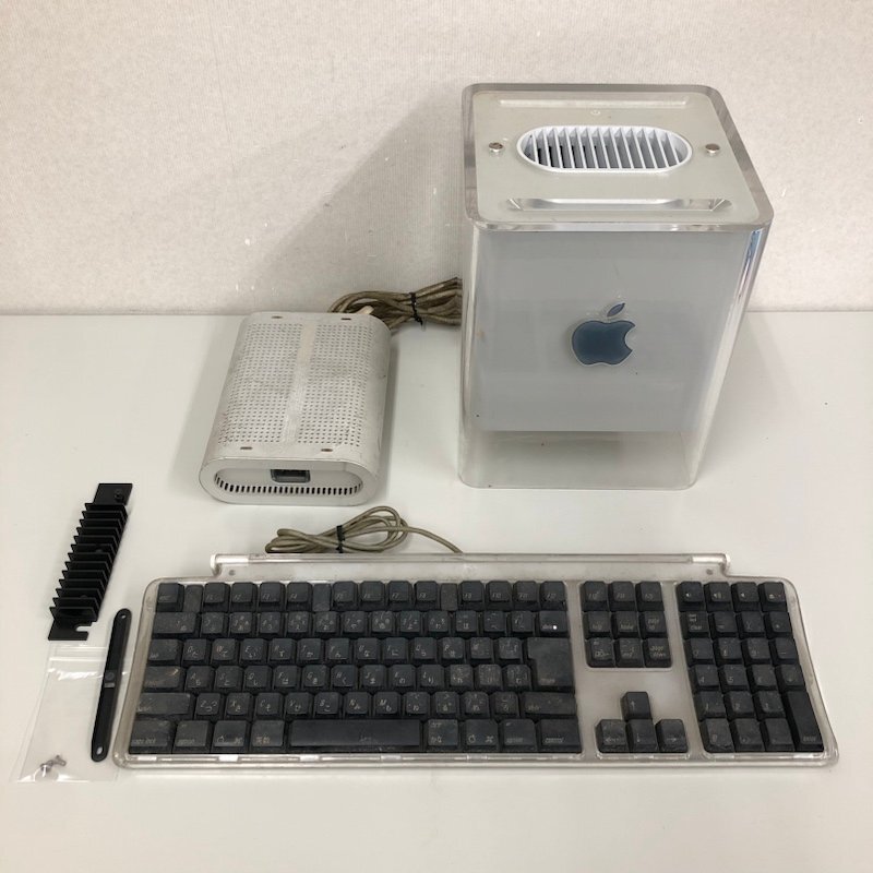 【全体的に状態が悪い】【ジャンク】Apple Power Mac G4 Cube M7866 450MHz/640MB/ストレージなし ...