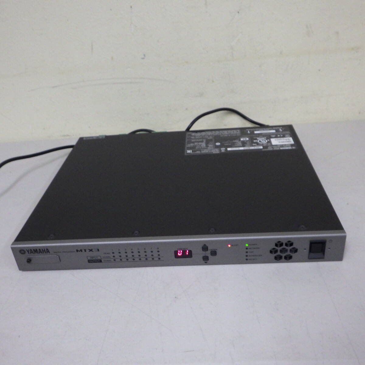 【やや傷や汚れあり】39 管No.49 YAMAHA MTX3 MTX Series マトリクスプロセッサー 通電確認済み 動作未確認 本体 ...