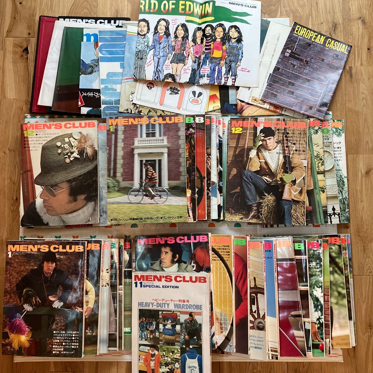 【傷や汚れあり】MEN'S CLUB メンズクラブ 付録多数 1970年代 希少 ポスター EDWIN BIG JOHN VAN アイビー 昭和 ファッション 当時物 アメカジの落札情報詳細 ...