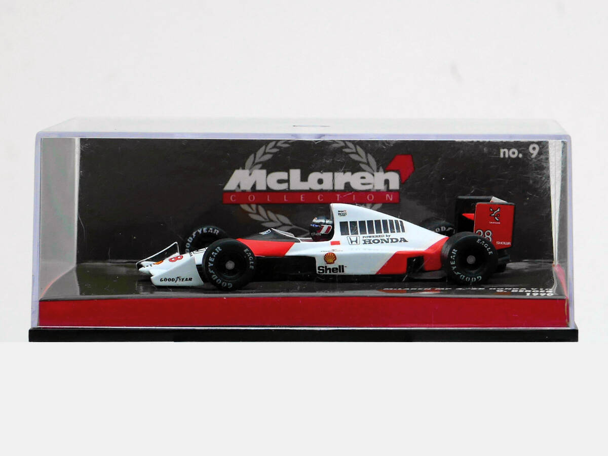 【未使用に近い】1/64 PMA マクラーレン MP4/5B #28 Honda F1GP 1990 McLaren no.09 Micro ...