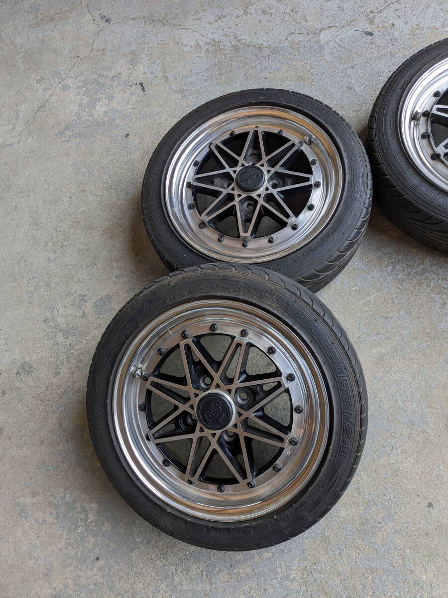 【目立った傷や汚れなし】WORK ワーク EQUIP エクイップ 03 中古ホイール 4本 4H/5J 14インチ PCD100 4穴 +42 ハブ60 軽自動車用 軽トラ 旧車の落札情報詳細 ...