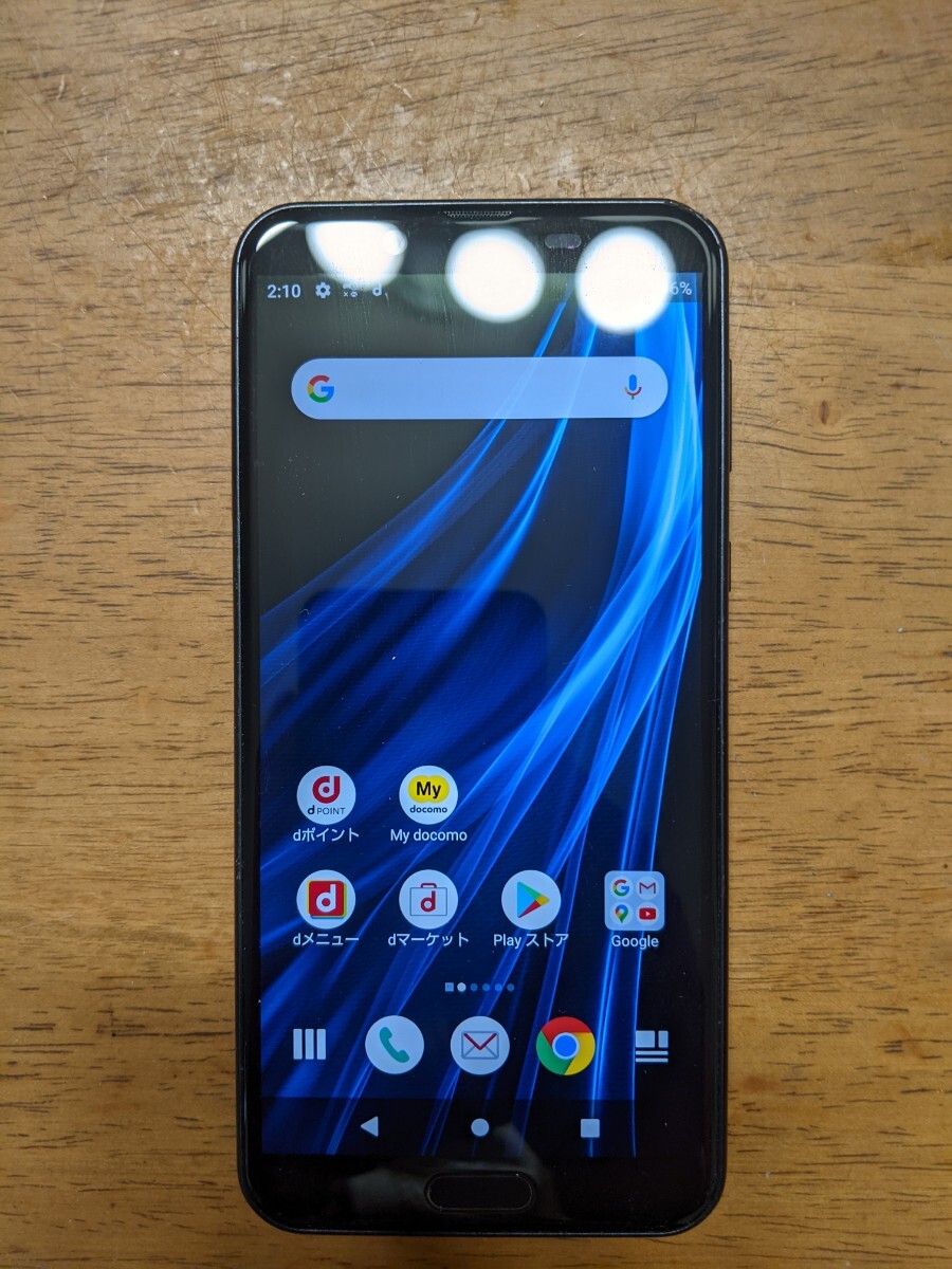 【傷や汚れあり】IY1105 docomo SIMフリー AQUOS sens2 SH-01L SHARP 4Gスマホ 簡易確認＆簡易清掃 ...