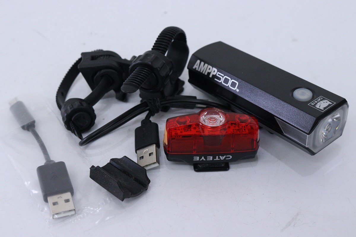 【目立った傷や汚れなし】★CATEYE キャットアイ AMPP 500／RAPID MINI TL-LD635 USB充電式 前後ライトセット 美品の落札情報詳細 - ヤフオク落札価格検索 ...
