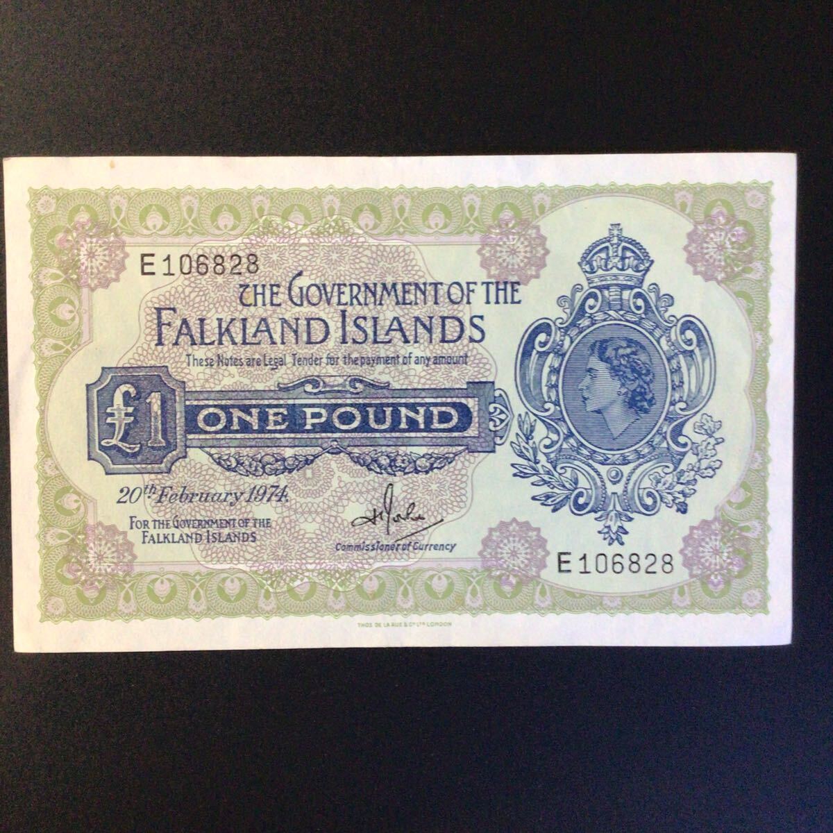 【未使用】World Paper Money FALKLAND ISLANDS 1 Pound【1974】の落札情報詳細 - ヤフオク落札価格 ...