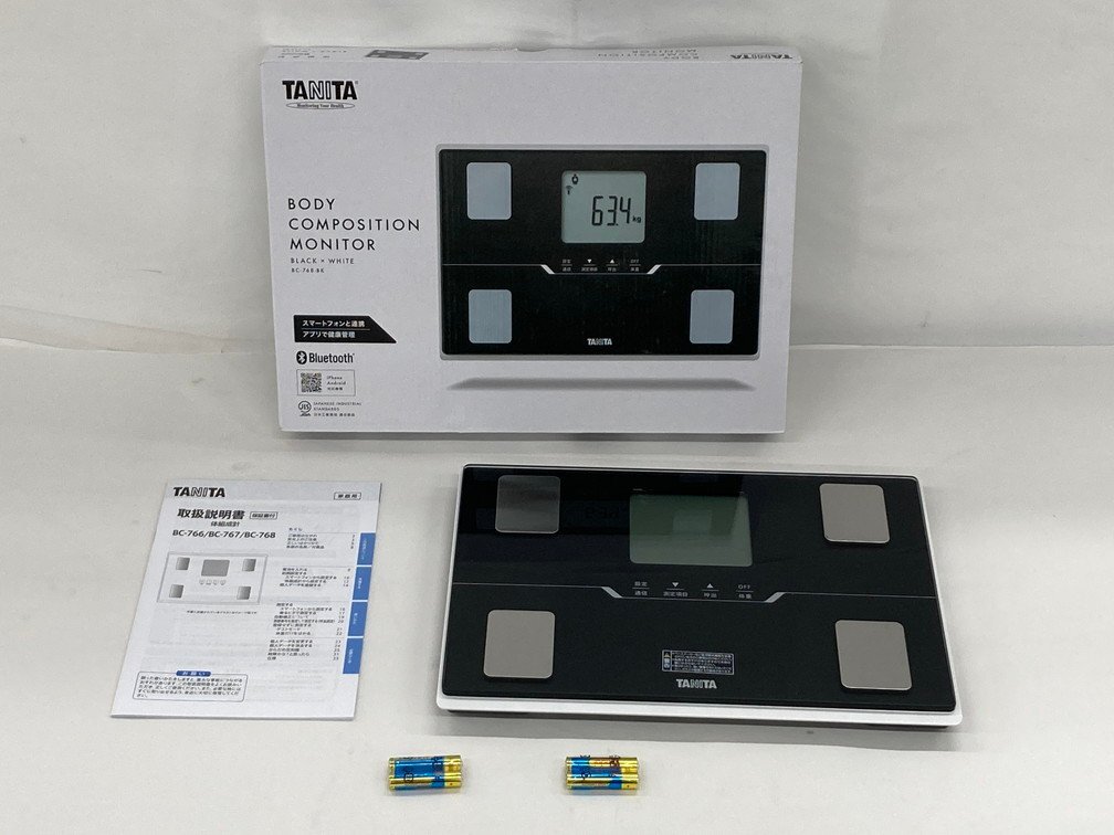 【目立った傷や汚れなし】2022年製 TANITA タニタ 体組成計 BC-768-BK【CDAS8031】の落札情報詳細 - ヤフオク落札価格検索 オークフリー