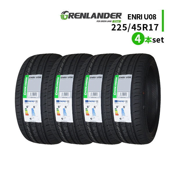 【未使用】4本セット 225/45R17 2023年製造 新品サマータイヤ GRENLANDER ENRI U08 送料無料 225/45/17の落札情報詳細 - ヤフオク落札価格検索 オークフリー