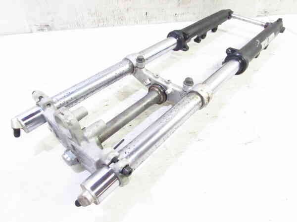 【目立った傷や汚れなし】FZ400R 46X 希少!! 純正 フロントフォークSET 曲りなし 検※ FZ400N FZ400 FZR400 ...