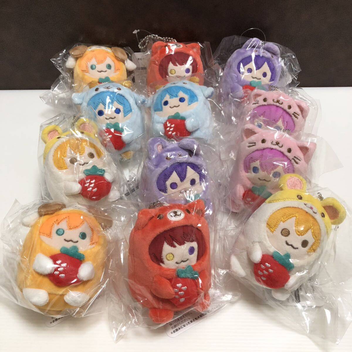 【未使用】m264-0021-15 すとぷり あにまるますこっと ぬいぐるみ まとめ売り ころん さとみ 莉犬 ななもり。 るぅと ジェルの ...