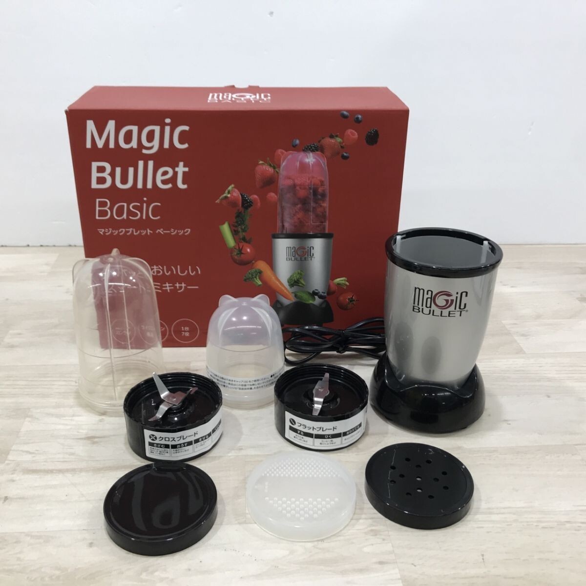 【未使用】 新品未使用 Magic Bullet Basic マジックブレット ベーシック MB1001BJ ブレンダー 8点セット 箱 説明書付の落札情報詳細 - ヤフオク落札価格検索 オークフリー