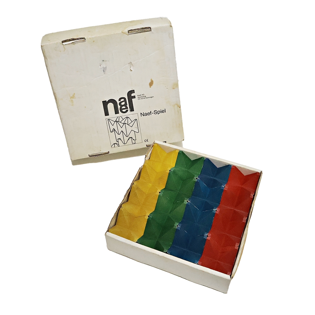 【やや傷や汚れあり】Naef ネフ社 Naef-Spiel ネフスピール 積み木 ウッド製 木製 知育玩具 ホビー おもちゃ 保存箱付き 現状 ...