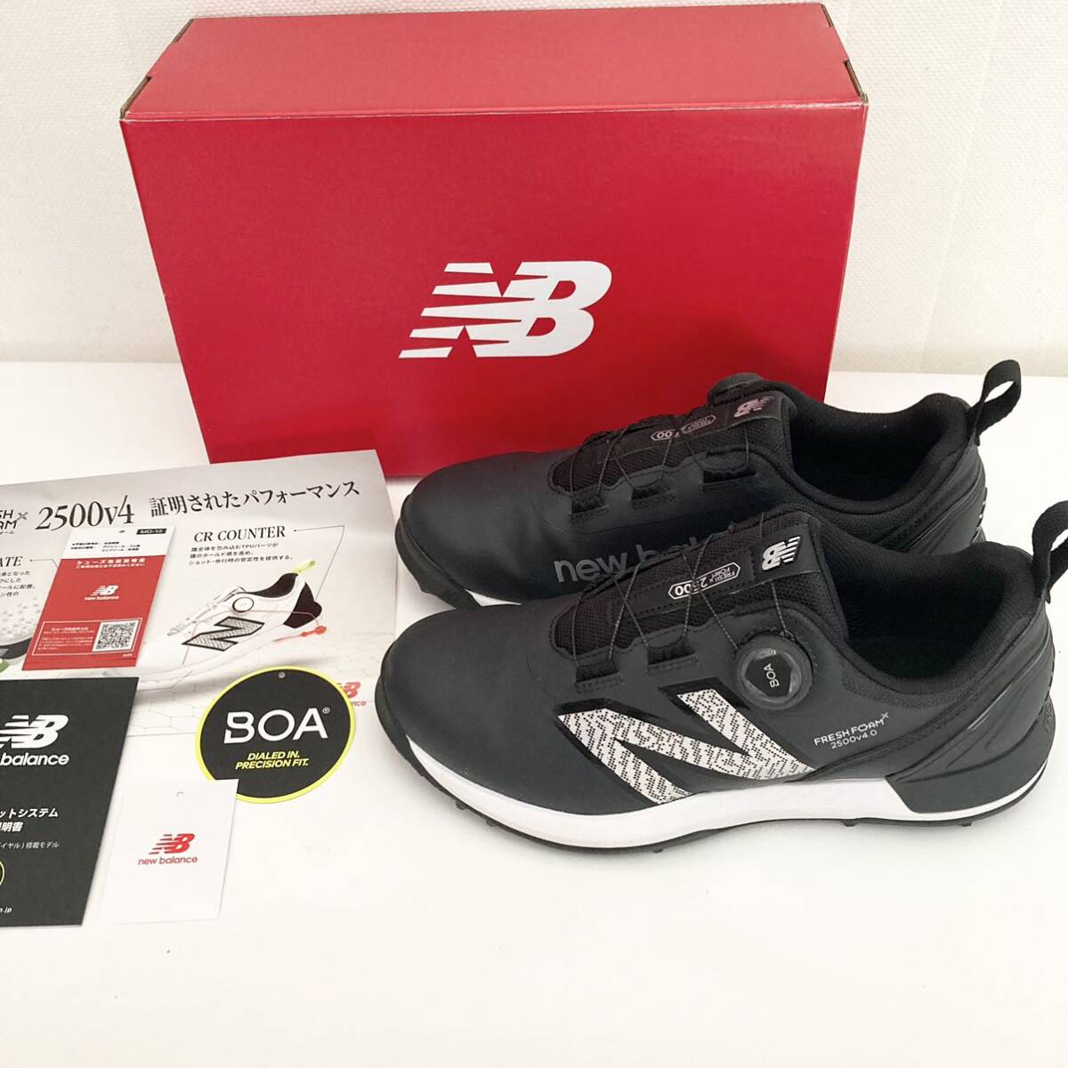 【未使用に近い】美品 1回履きのみ new balance ゴルフシューズ 2024年モデル UGS2500C GOLF ニューバランス 26cm ブラック 黒 定価23100円の落札情報詳細 ...