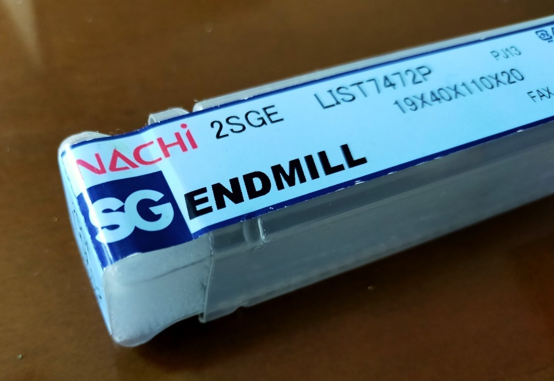 【未使用】☆送料込 NACHI ナチ (不二越) 2枚刃SG-FAXエンドミル 2SGE19 外径（刃）19㎜×刃長40㎜×全長110㎜×シャンク径20㎜の落札情報詳細 - Yahoo ...