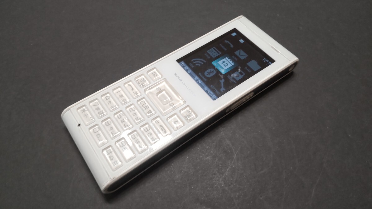 【傷や汚れあり】A064 Y!mobile Willcom SOCIUS：WX01S セイコー PHS 簡易動作確認＆簡易清掃＆初期化OK 現状品 送料無料 一応JUNK Bluetooth ...