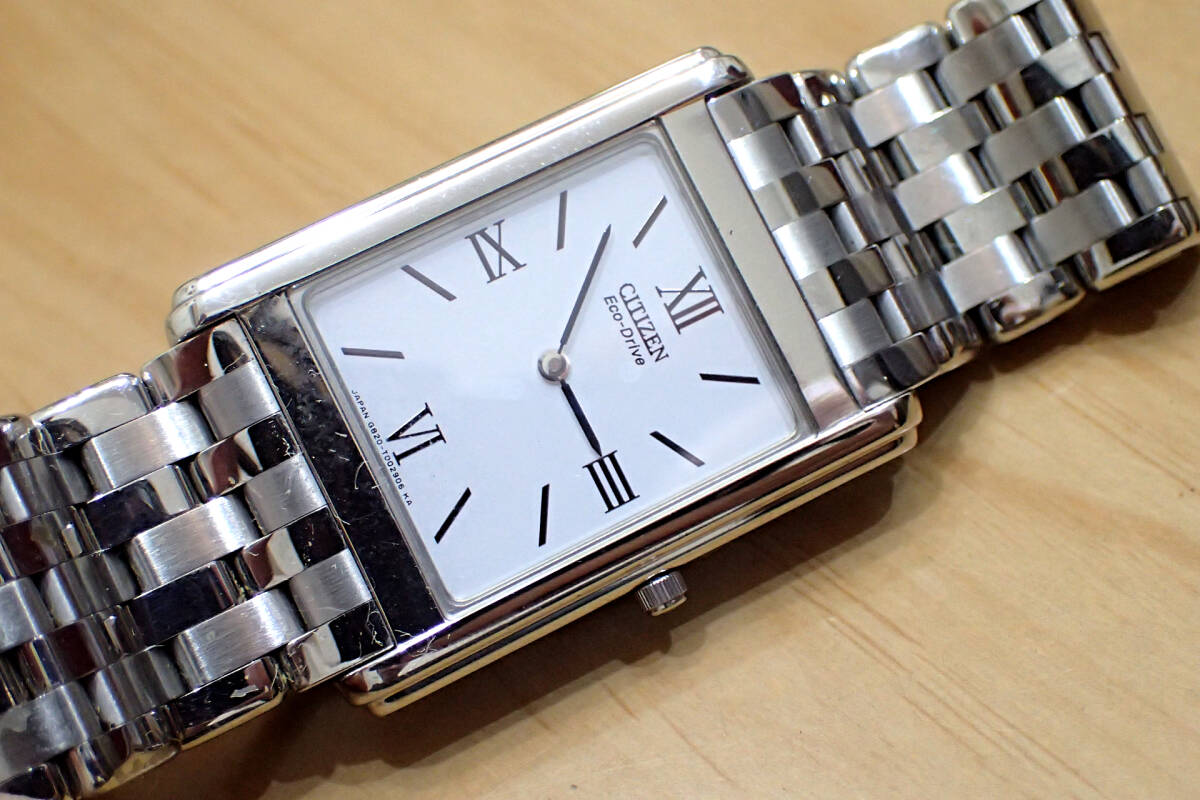 【やや傷や汚れあり】CITIZEN STILETTO Eco-Drive/シチズン エコドライブ 光充電 G820-T001670 TA ...
