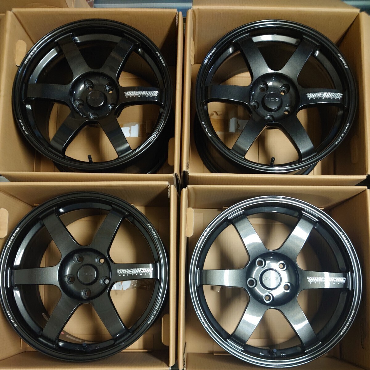 【やや傷や汚れあり】RAYS TE37 SAGA S-plus 18インチ 8.5j +42 MMカラー PCD114.3 5H 中古4本の落札情報詳細 - ヤフオク落札価格検索 オークフリー