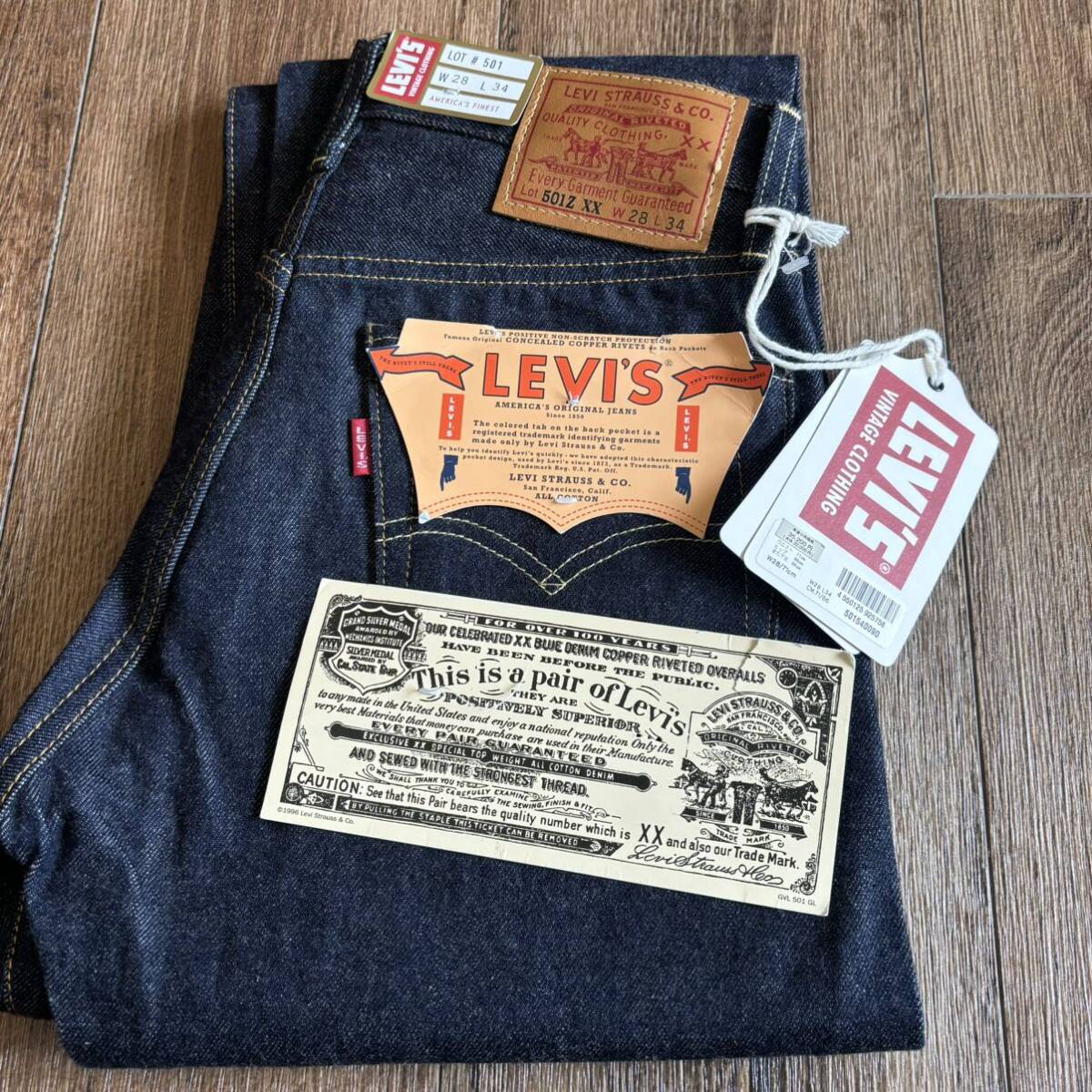 【未使用】1円 新品 1954 501XX LVC LEVIS リーバイス 赤耳 501ZXX デッドストック リジット LVC Levi’s ビンテージ ヴィンテージ の落札情報詳細 ...