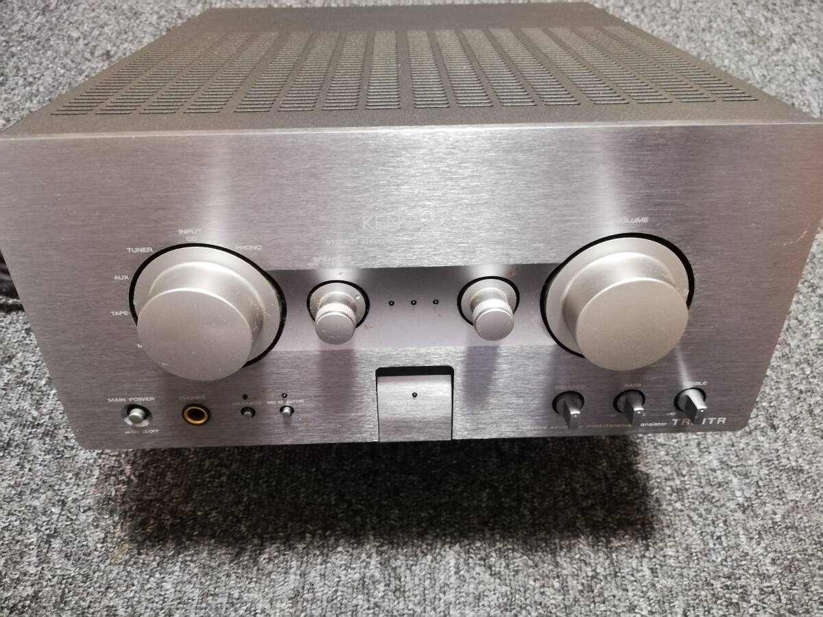 【やや傷や汚れあり】美品 動作品 Kenwood ケンウッド Ksシリーズ Kaf 5002 プリメインアンプ 40wx2出力 Tri Tr