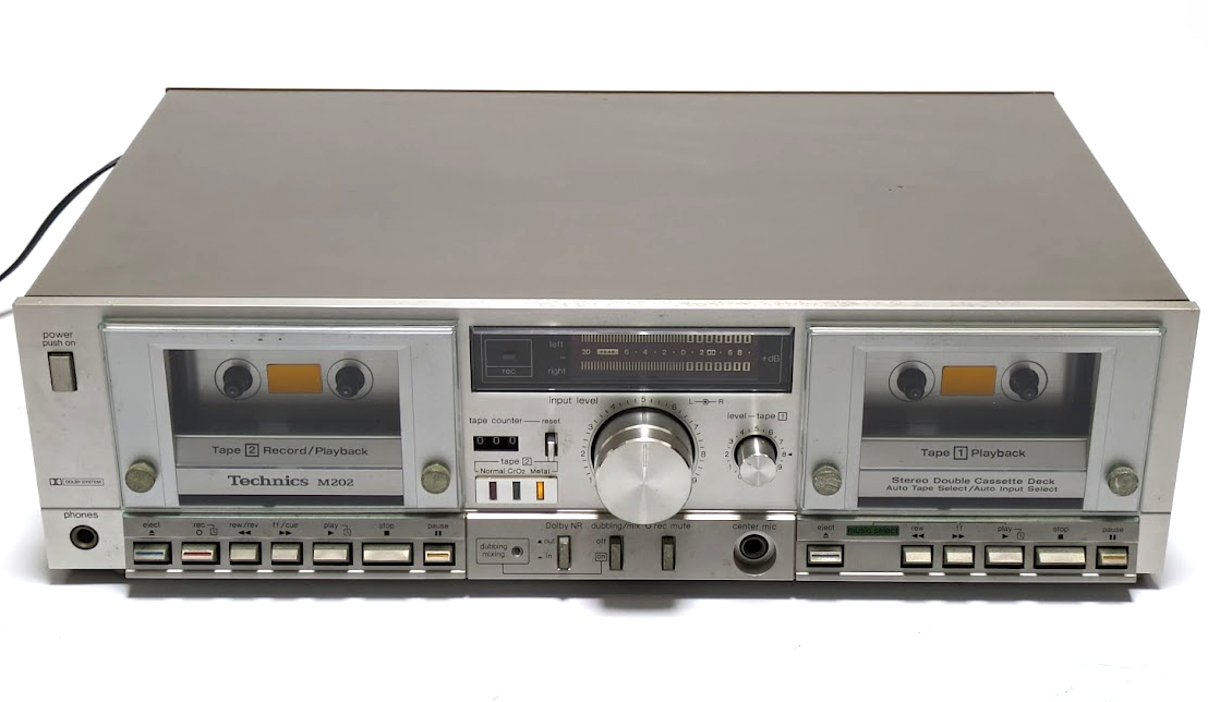 【やや傷や汚れあり】Technics テクニクス RS-M202 カセットデッキ ダブル Double Cassette Deckの落札情報詳細 - Yahoo!オークション落札価格検索 オークフリー