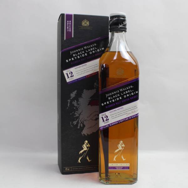 【目立った傷や汚れなし】1円~JOHNNIE WALKER（ジョニーウォーカー）12年 ブラックラベル スペイサイド オリジン 42％ 700ml X24F170401の落札情報詳細 ...