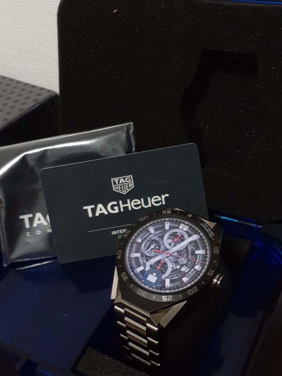 【目立った傷や汚れなし】1円～ タグホイヤー TAG Heuer コネクテッド SAR8A80 メンズ腕時計 チタンベルトモデル スマートウォッチ 売り切りの落札情報詳細 - Yahoo ...
