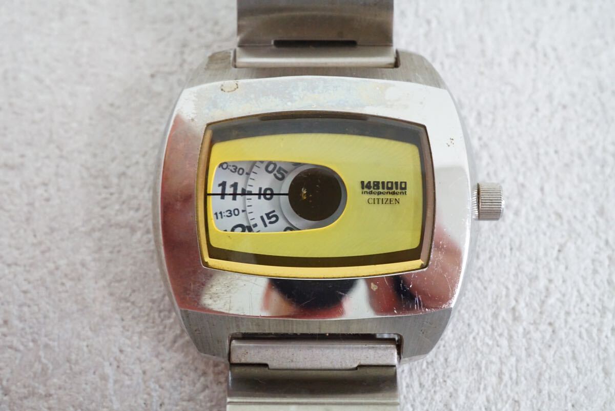 【中古】キングラム[27]CITIZEN シチズン INDEPENDENT インディペンデント J520-003473-02 クロノグラフ ...