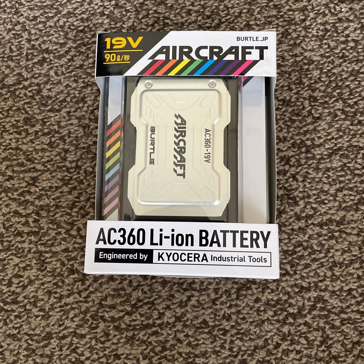 【未使用】バ−トル リチウムイオンバッテリーAC360−35−Fブラック AC360-35-Fの落札情報詳細 - ヤフオク落札価格検索 オークフリー