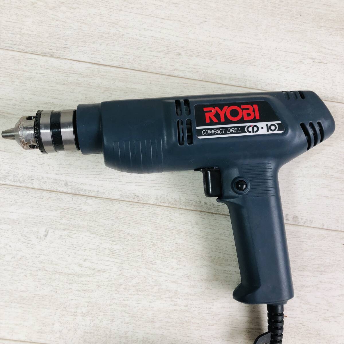 【やや傷や汚れあり】 RYOBI リョービ 電気ドリル コンパクトドリル RYOBI CD-10 電動ドリル 電動工具 サ49の落札情報詳細 - Yahoo!オークション落札価格検索 オークフリー