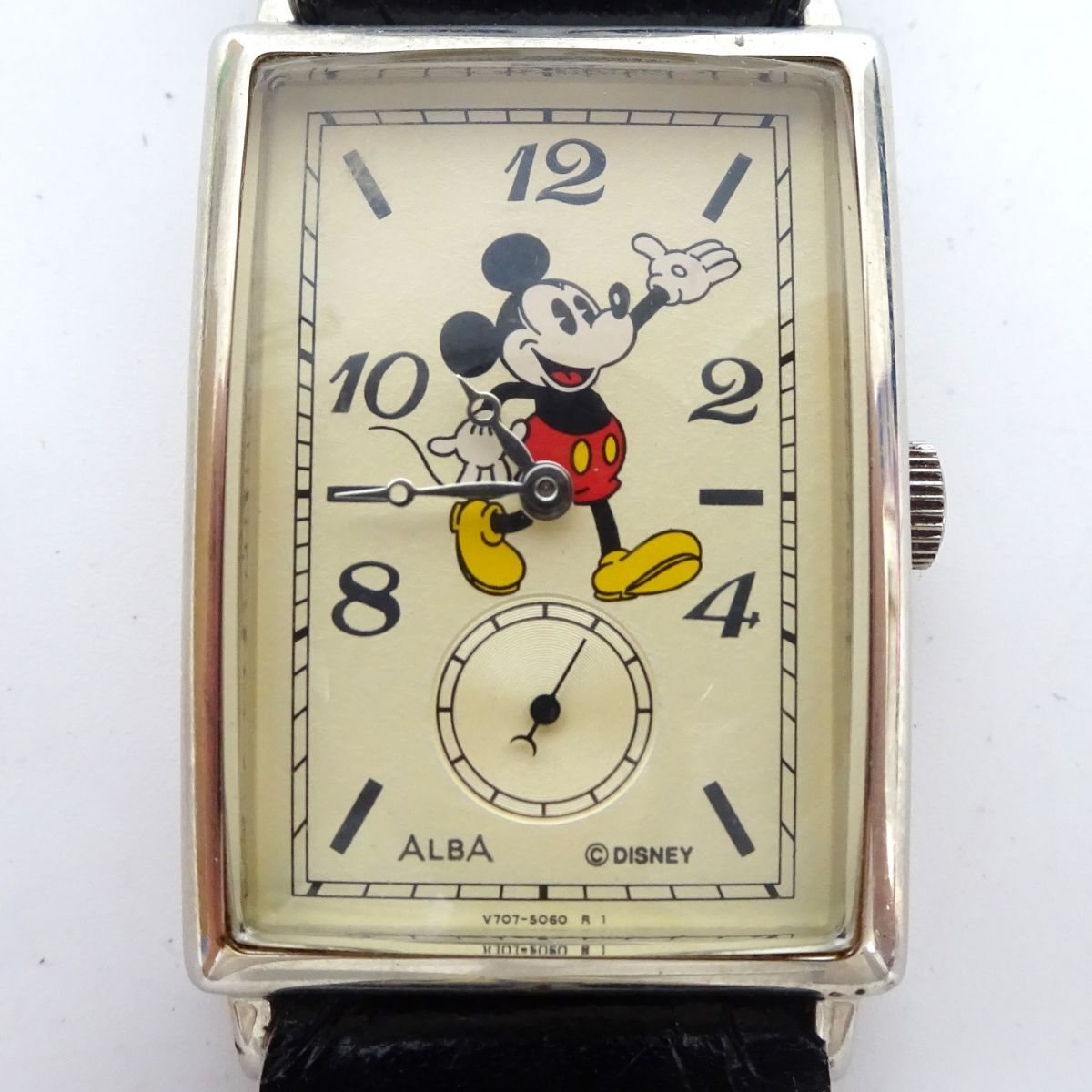 【傷や汚れあり】♪tykh 1476-1 236 稼働品 SEIKO ALBA DISNEY LIMITED COLLECTION V707-5050 ミッキーマウス アルバ セイコー 腕時計 ...
