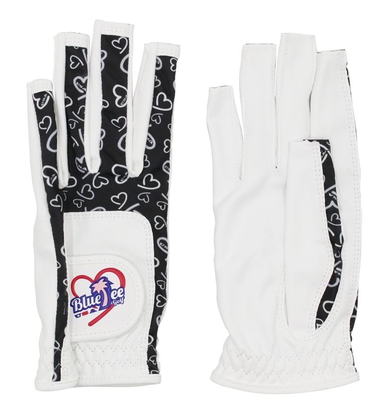 【未使用】☆送料無料 オークション♪S:BK『女性用』ネイル：ブルーティーゴルフ【サイズ：S・ブラック】女性用グローブ GL-003【両手組 ...