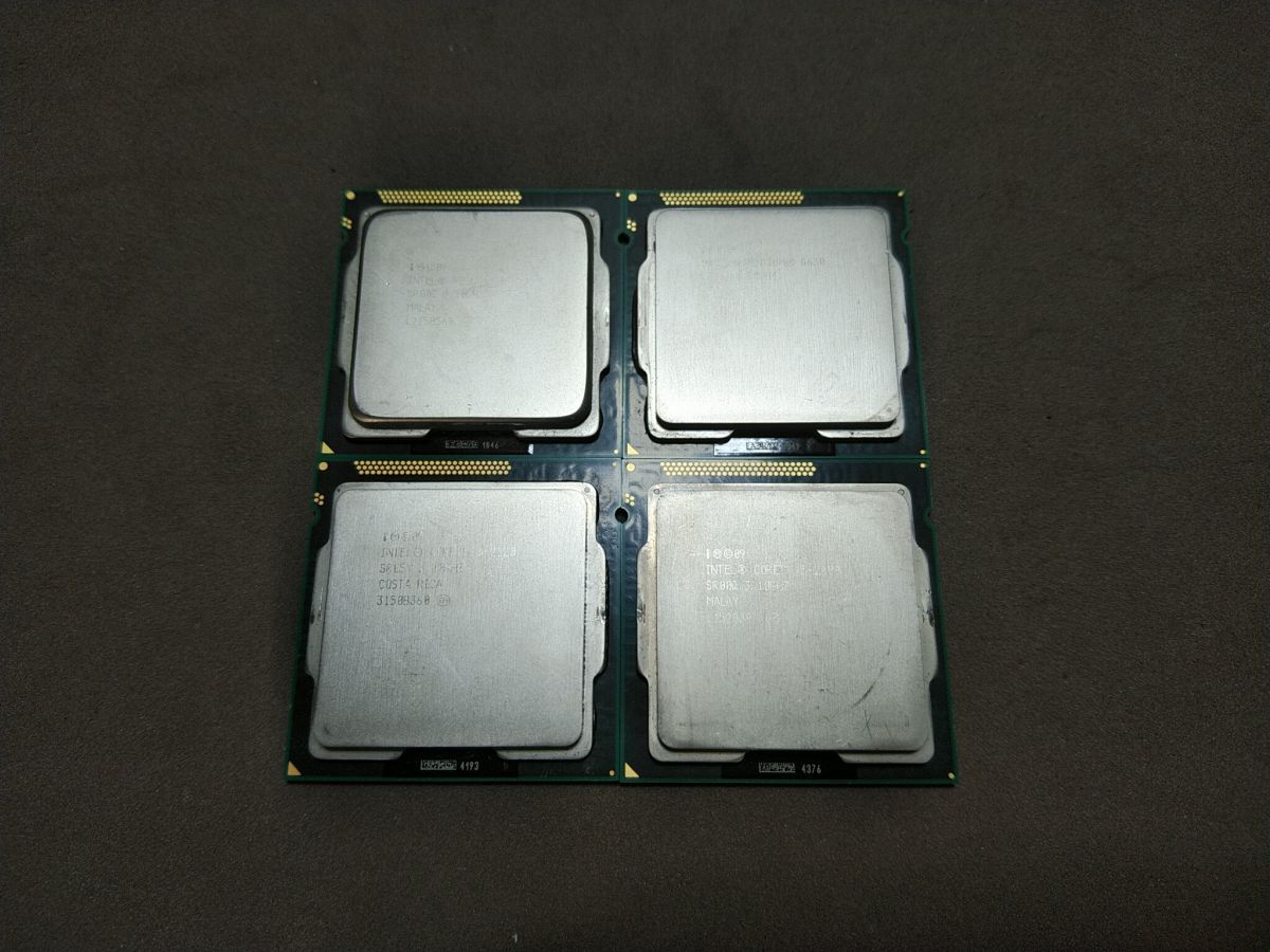 【やや傷や汚れあり】1円〜 intel Core i 2世代CPUセット i5-2400他3 Core i5-2400 i3-2120 ...