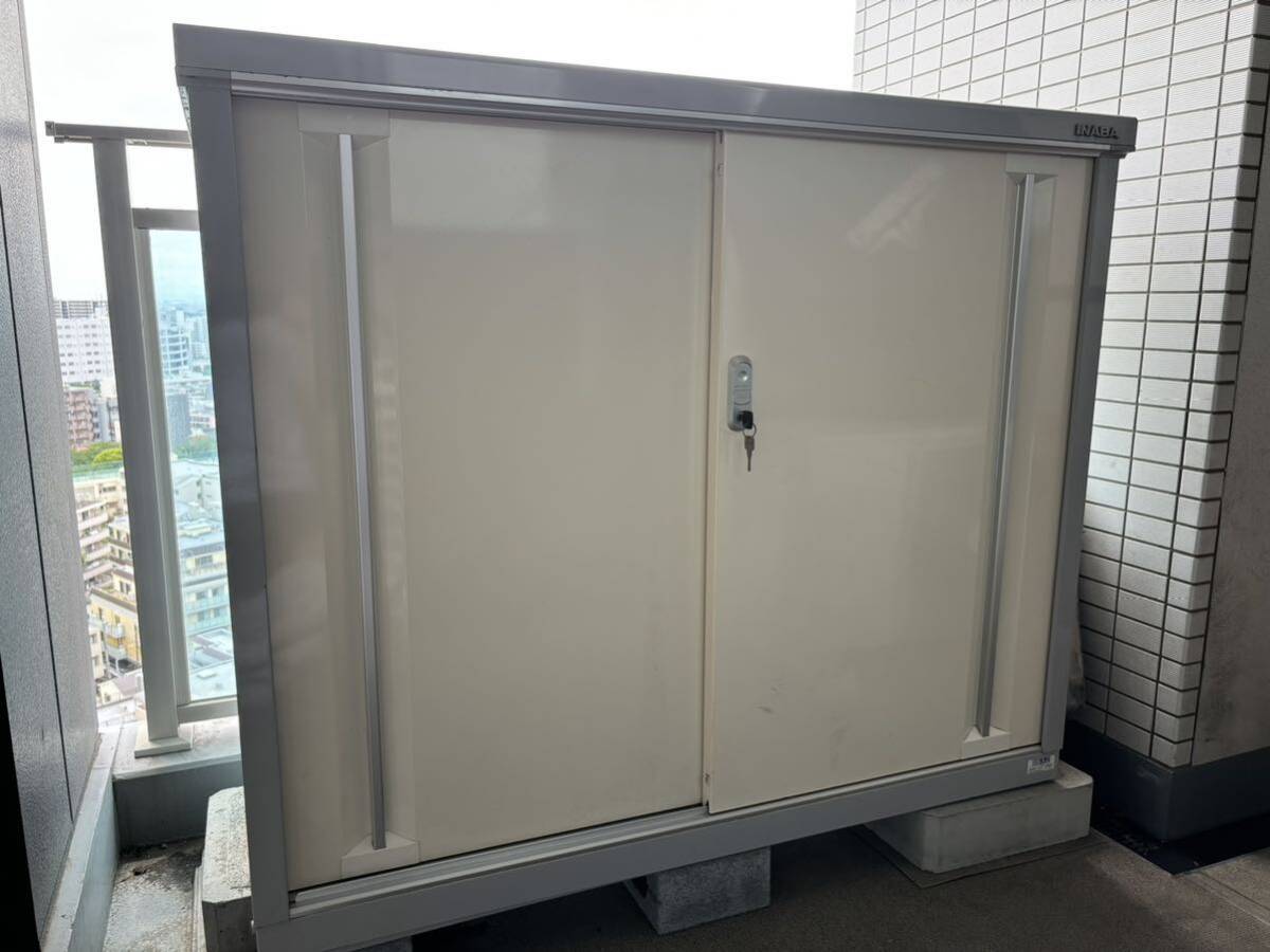 【目立った傷や汚れなし】*イナバ物置*シンプリー MJX-179E 幅176×奥行93.8×高さ190.3センチ*神奈川*の落札情報詳細 - Yahoo!オークション落札価格検索 オークフリー