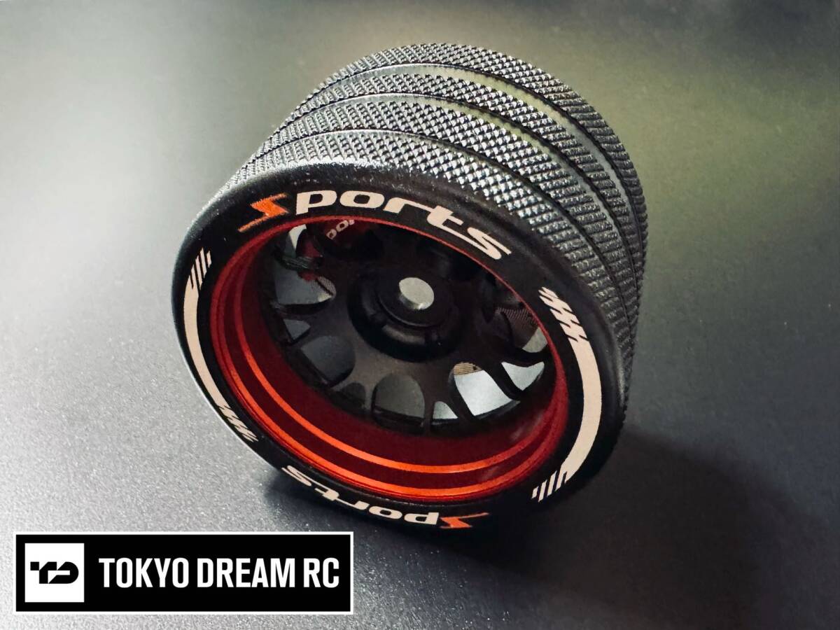 【未使用】No.082 ☆新発売・高級☆ 赤 アルミハンドル ステアリングホイール FUTABA / SANWA / KO等汎用 「4PX ...