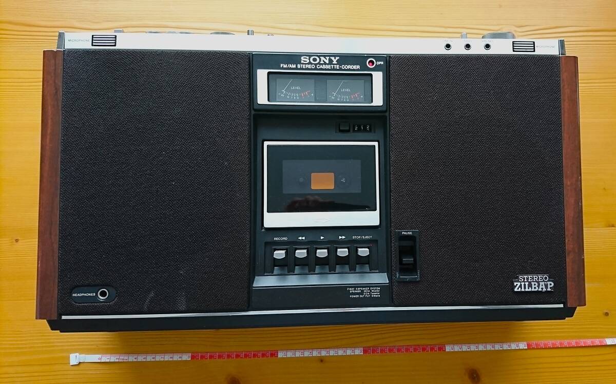 【傷や汚れあり】【昭和レトロ】ソニー SONY CF-6600 ラジカセ ★ジャンク品 2WAY SPEAKER DYNAMIC STEREO ...