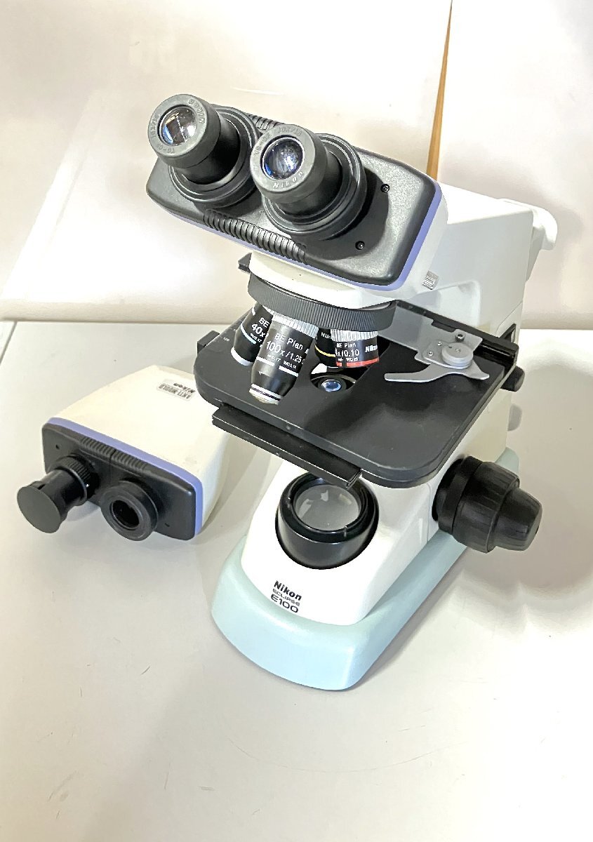 【傷や汚れあり】【井12-50】顕微鏡 Nikon ECLIPSE E100 ニコン エクリプス 対物レンズ4個付き 接眼レンズの落札情報詳細 - Yahoo!オークション落札価格検索 オークフリー