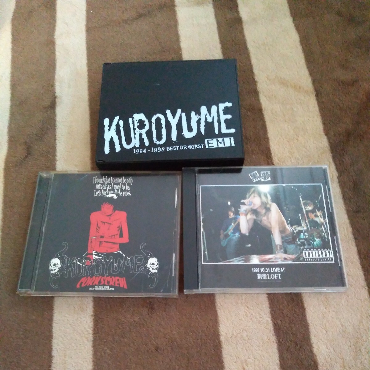 【目立った傷や汚れなし】黒夢 EMI 1994-1998 BEST OR WORST CORKSCREW 1997 10.31 LIVE AT 新宿LOFT CD ベストアルバム アルバム ...