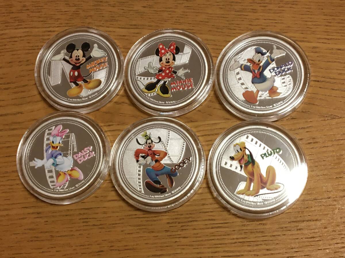 【未使用に近い】Z25)収蔵品放出2020年ニュージーランド エリザベスⅡ ディズニー ミッキー ミニー ドナルド 等紀念銀貨 コイン カラーメダル 6枚セットの落札情報詳細 - ヤフオク落札 ...