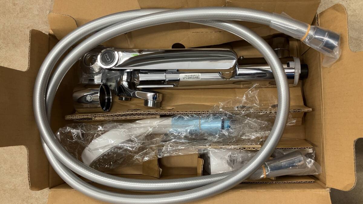 【未使用】未使用、ジャンク品/ TOTO TBV03401J1 浴室用壁付サーモスタット混合水栓 コンフォートウェーブ (バス、シャワー)の ...