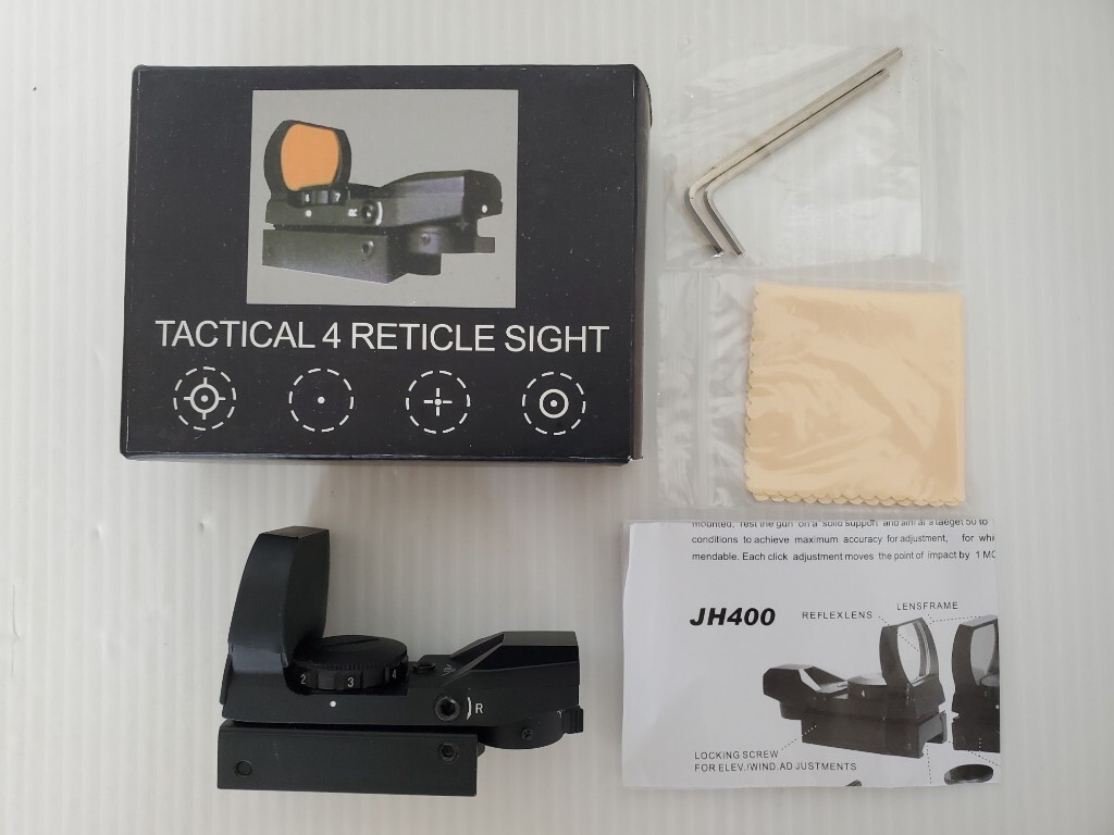 【新品】★送料￥520～★TACTICAL MEGA ドットサイト (M4 レティクル メガ DOT SIGHT ダットの落札情報詳細 ...