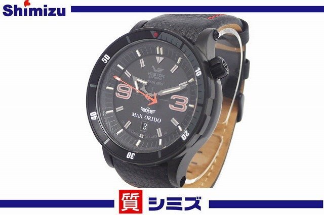 【目立った傷や汚れなし】【VOSTOK EUROPE】極美品 訳有 ボストーク MAX ORIDO 50本限定 自動巻 織戸学 メンズ腕時計 ...