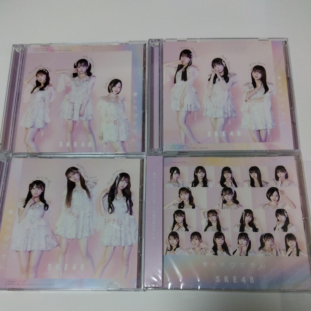 【未使用に近い】SKE48 32nd シングル 「愛のホログラム」 初回盤CD+DVD未視聴品TypeA・B・C＋劇場盤CD計4種類 投票券生写真等特典無 シュリンク無の落札情報詳細 ...