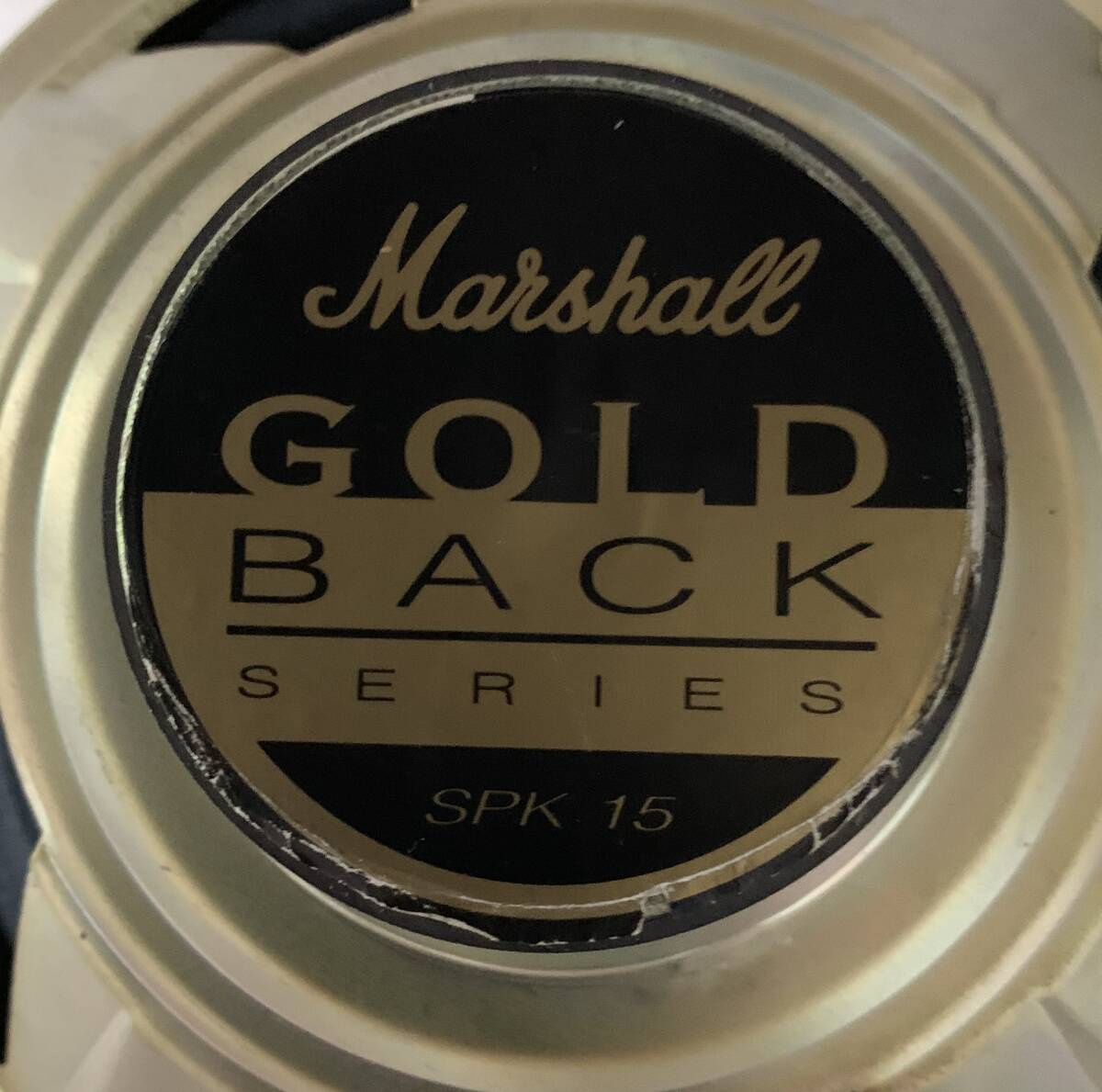 【傷や汚れあり】＊送料無料＊ Marshall GOLD BACK SERIES SPK 15 (CELESTION PG8A-15 ) 中古 ...